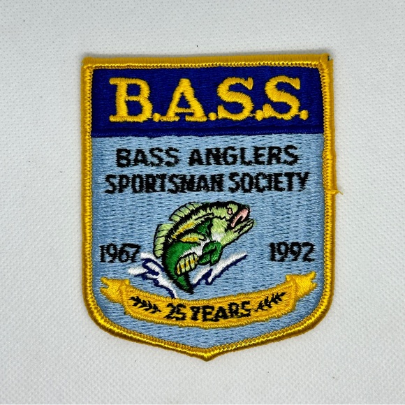 Art | Bass Anglers Sportsman Society Vintage Fishing Patch | Poshmark